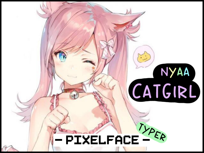 Second Life Marketplace - {Pixelface} CatGirl Typer